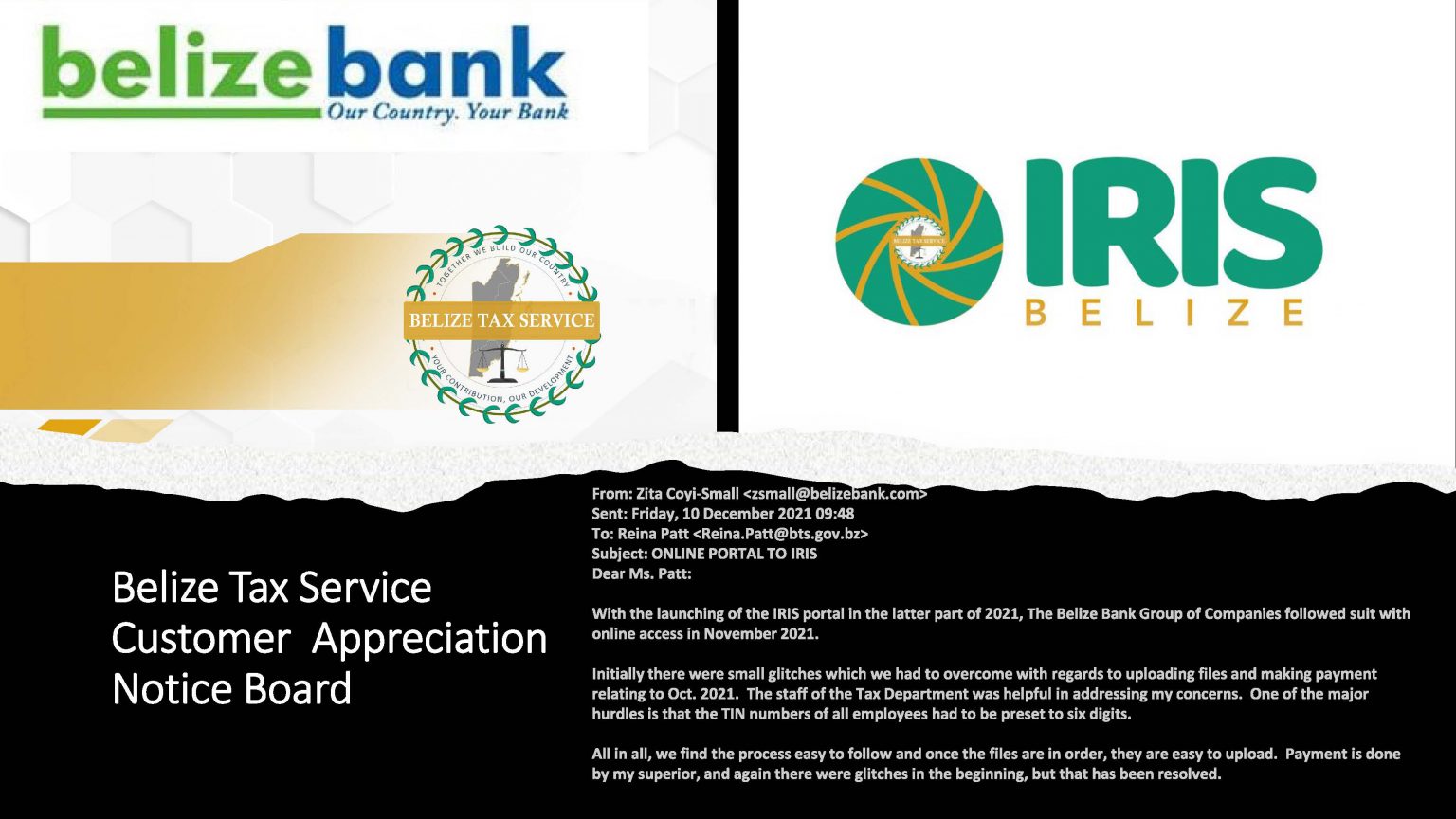 Testimonials – Belize Tax Services