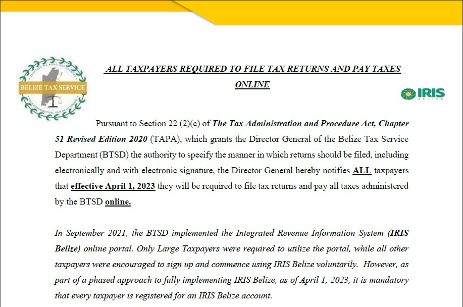 Home - Belize Tax Services