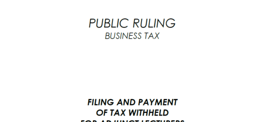Tax Ruling – Belize Tax Services