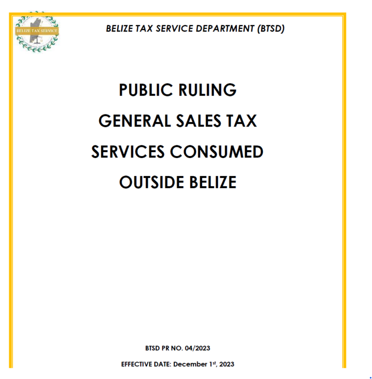 Belize Tax Services – Belize Tax Service